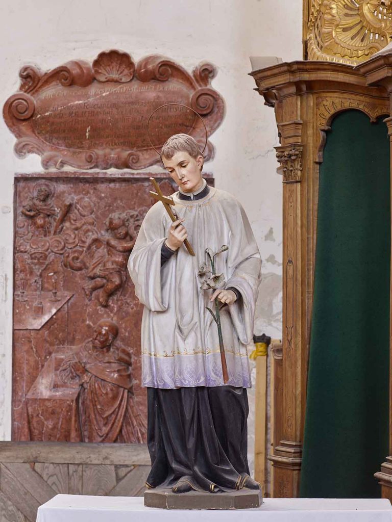 Figur Hl. Aloisius – Asamkirche Aldersbach
